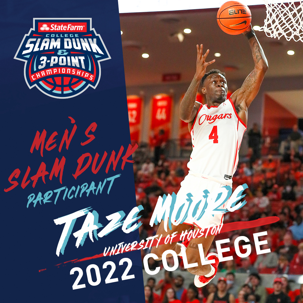 Houston Cougars Basketball's Taze Moore to compete in tonight's College ...
