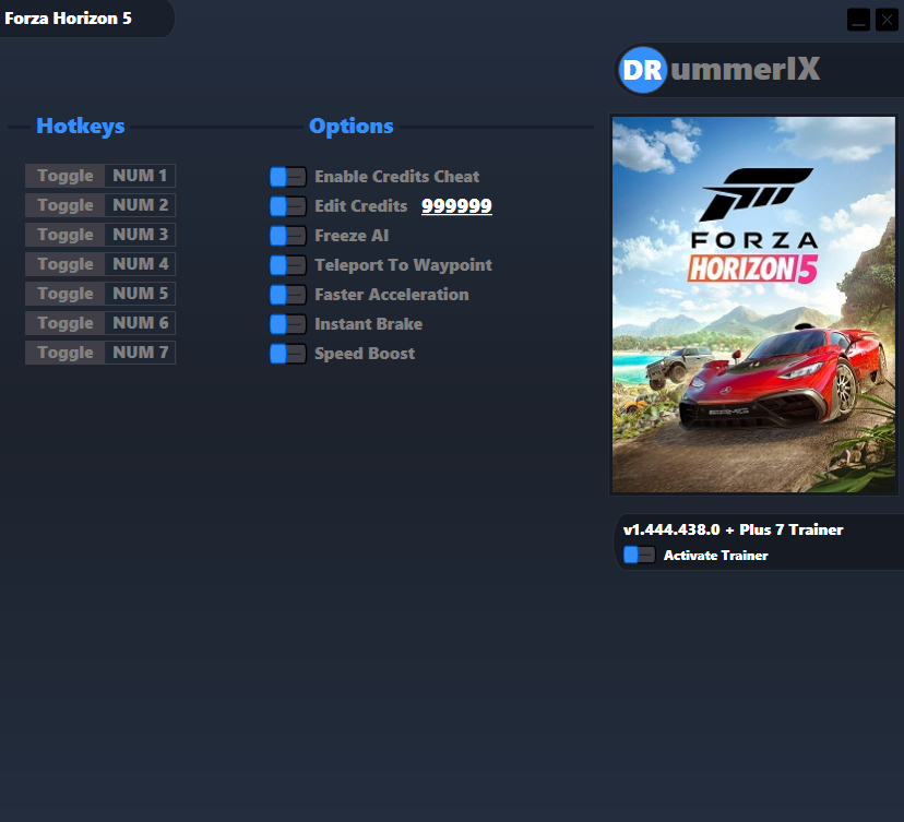 Forza Horizon Cheats