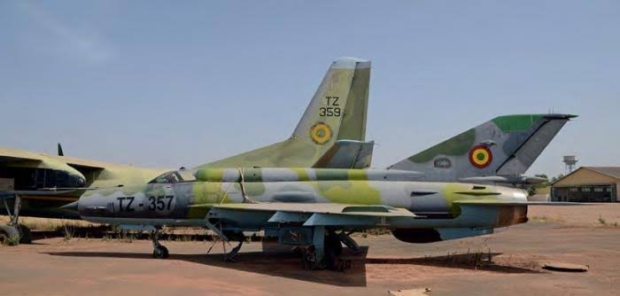 Defense News Nigeria on Twitter: "MiG-21MF fighter, now in storage. The Nigerian Air Force sent ...