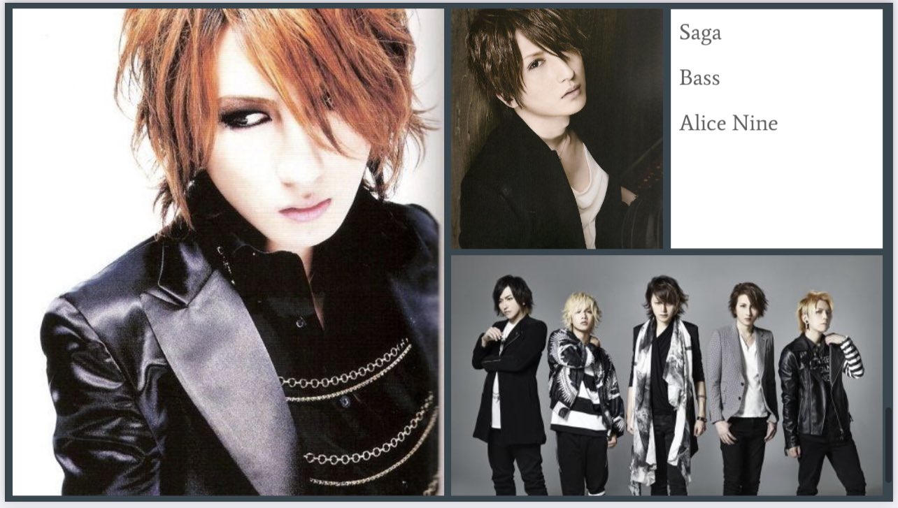 Alice Nine Saga Alice Nine #a9 #shou #tora #nao #saga #hiroto