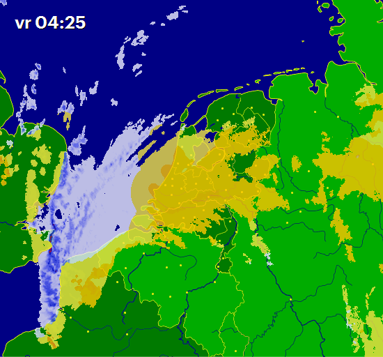Buienradar on Twitter: "Goedemorgen! De afgelopen nacht is er op uitgebreide schaal sneeuw ...