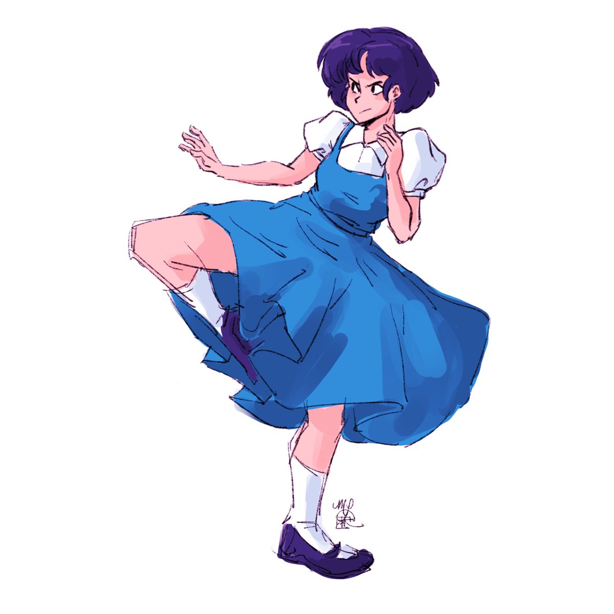 「kicky 」|Marie Lum - AX Chibi I-1のイラスト