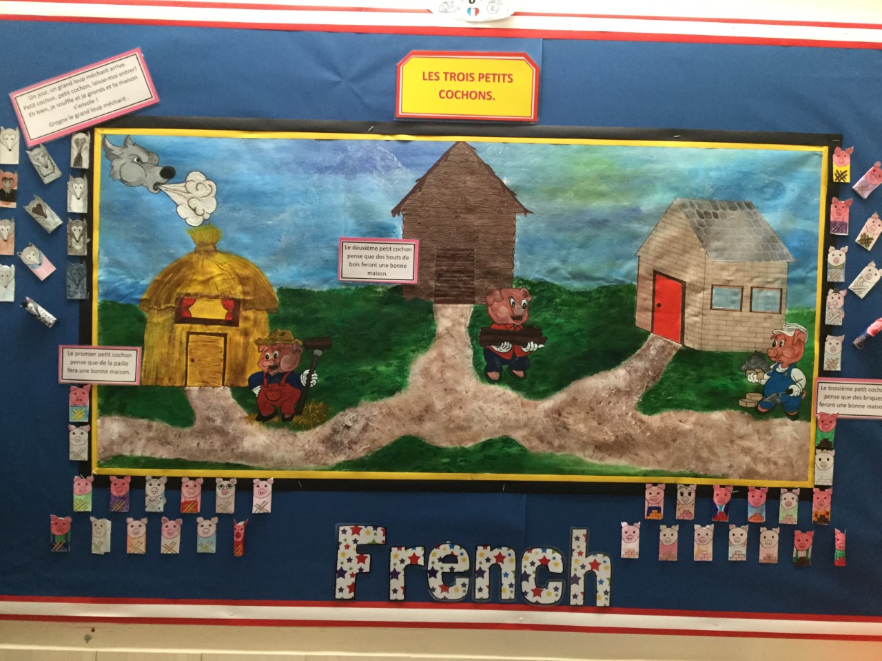 Three Little Pigs Bulletin Board Ideas Cow And Pig Craft Apples