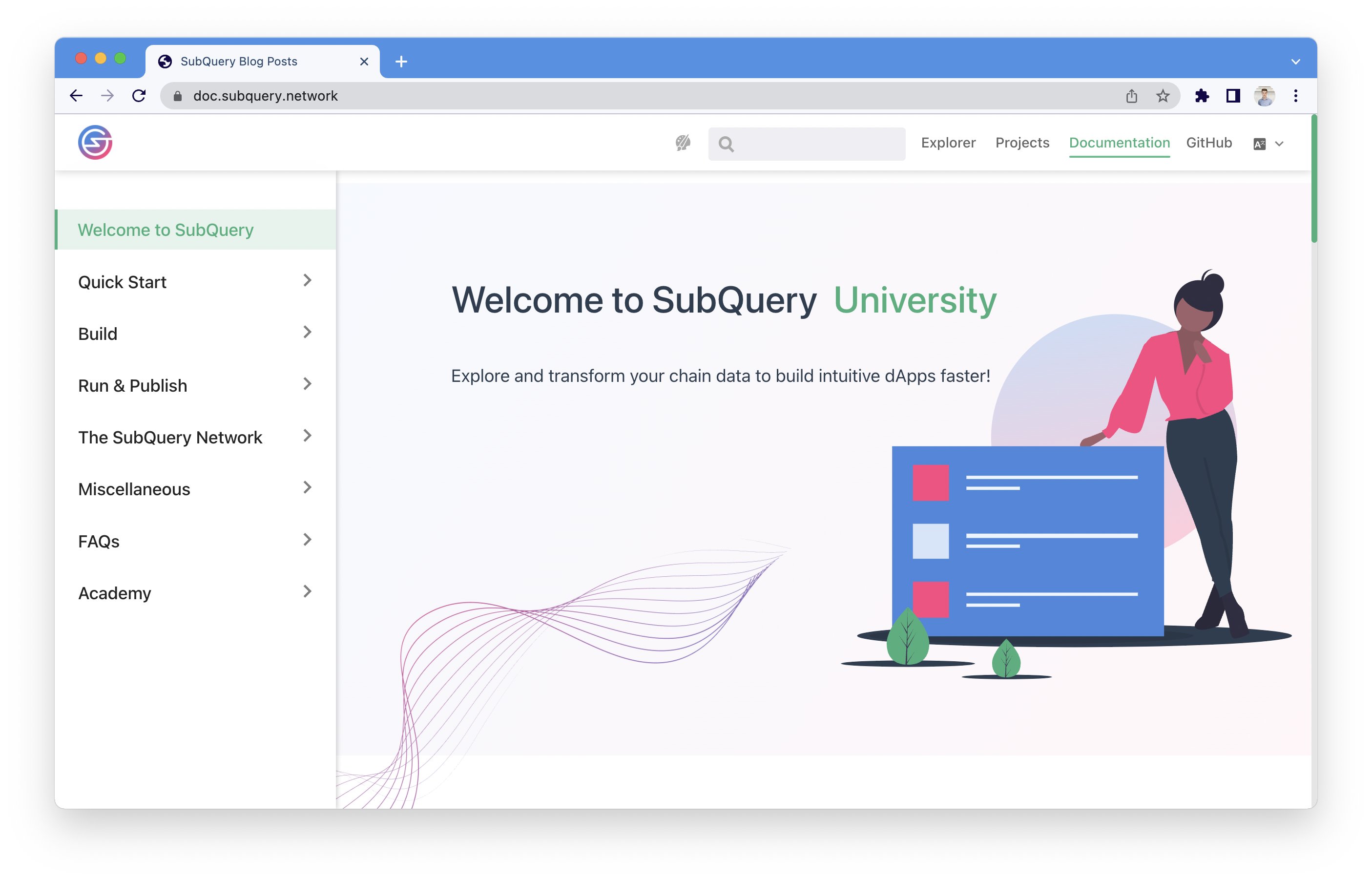 SubQuery on Twitter: "👩‍🎓 SubQuery University We've just rebranded our documentation to SubQuery ...