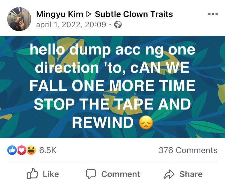 #gyuhao one shot au subtle clown traits https://t.co/fzy7u5xZ0w