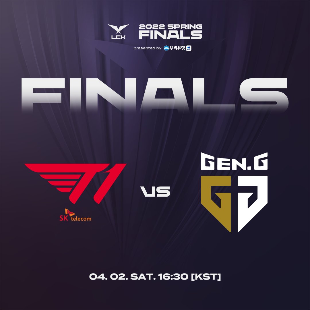 LCK on Twitter: "2022 #LCK SPRING FINALS 📝Points of the Match 🥊 @T1LoL vs @GenG ⏰ 5PM [KST ...