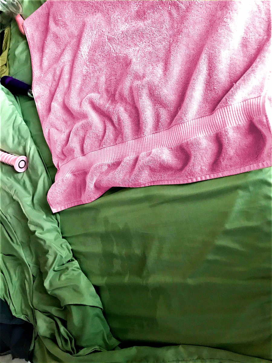 The aftermath of a messy Goonette session this morning. I lost my edge ...