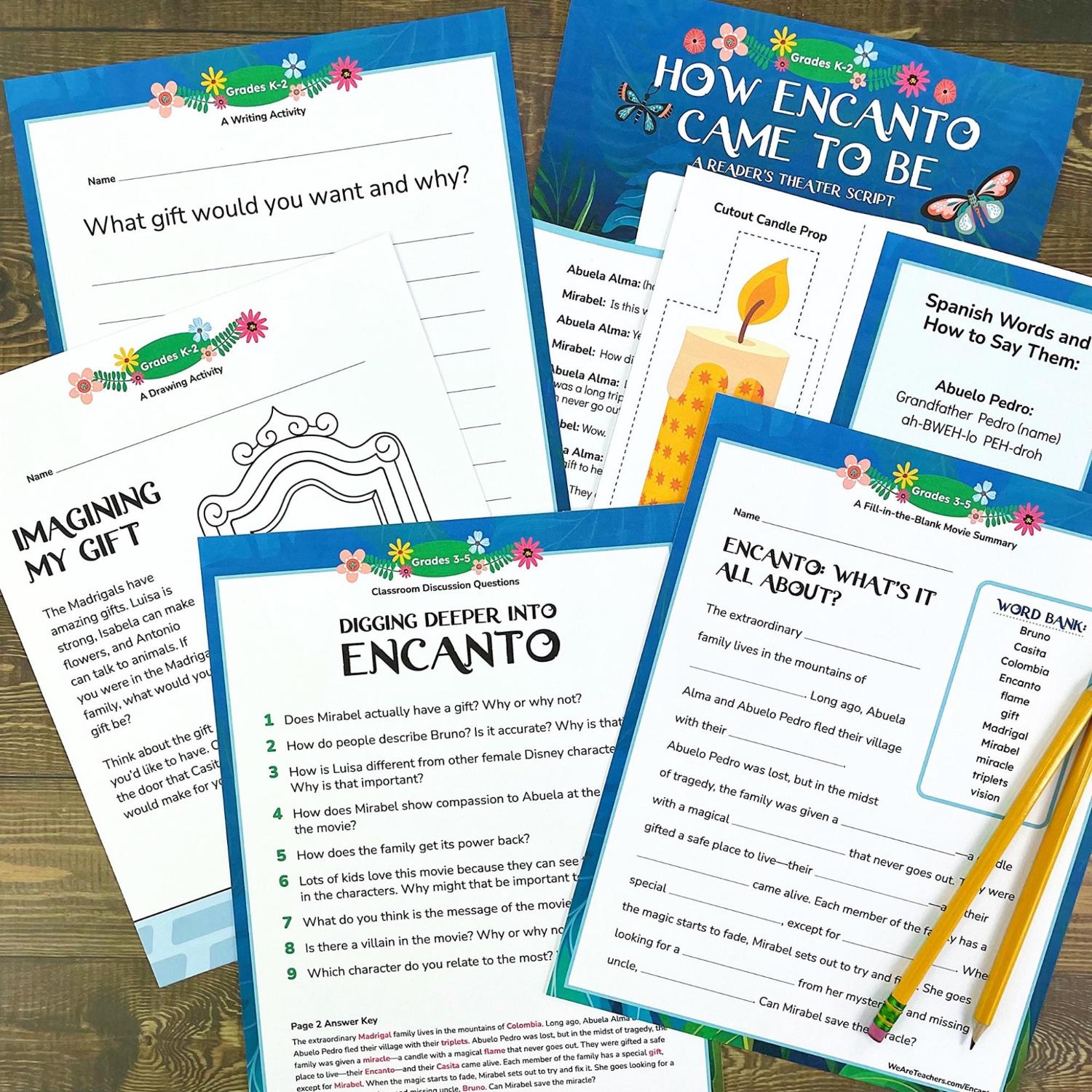 WeAreTeachers on Twitter: "You can print all of these K-5 Encanto ...