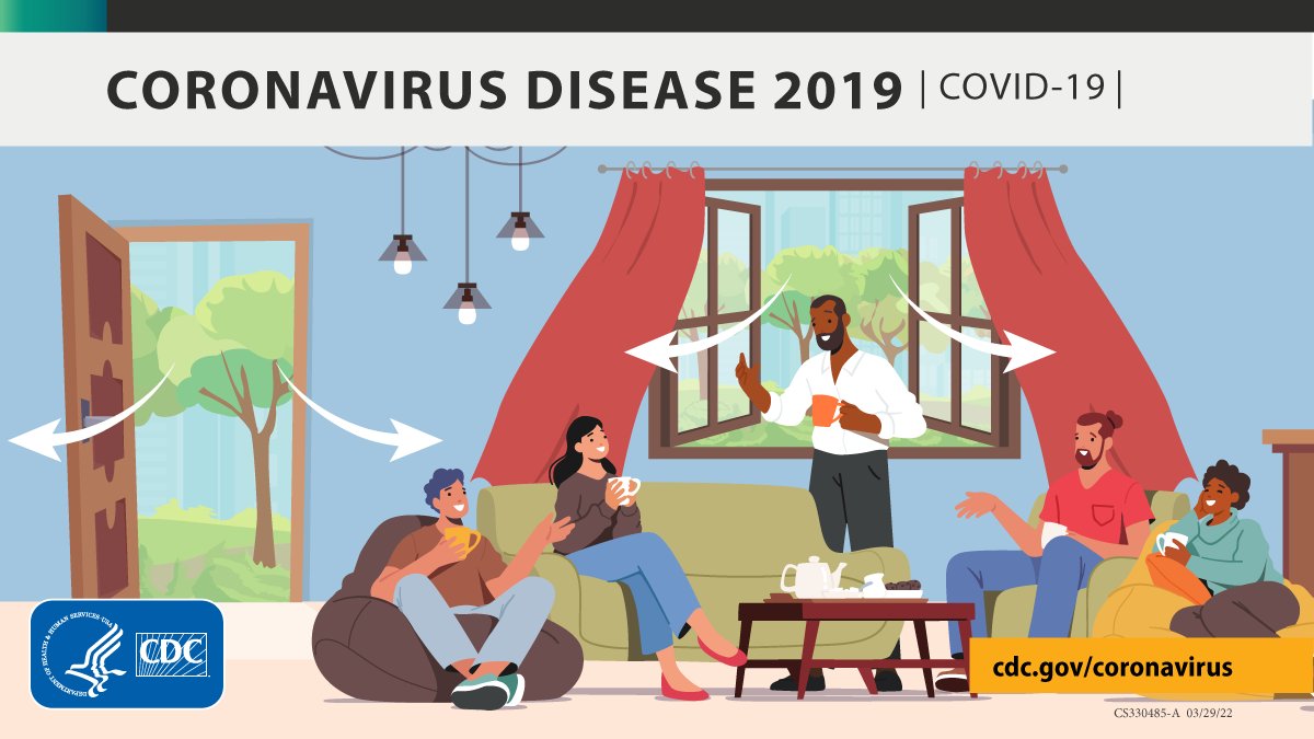 CDC on Twitter: "When the weather’s nice, open your doors and windows ...