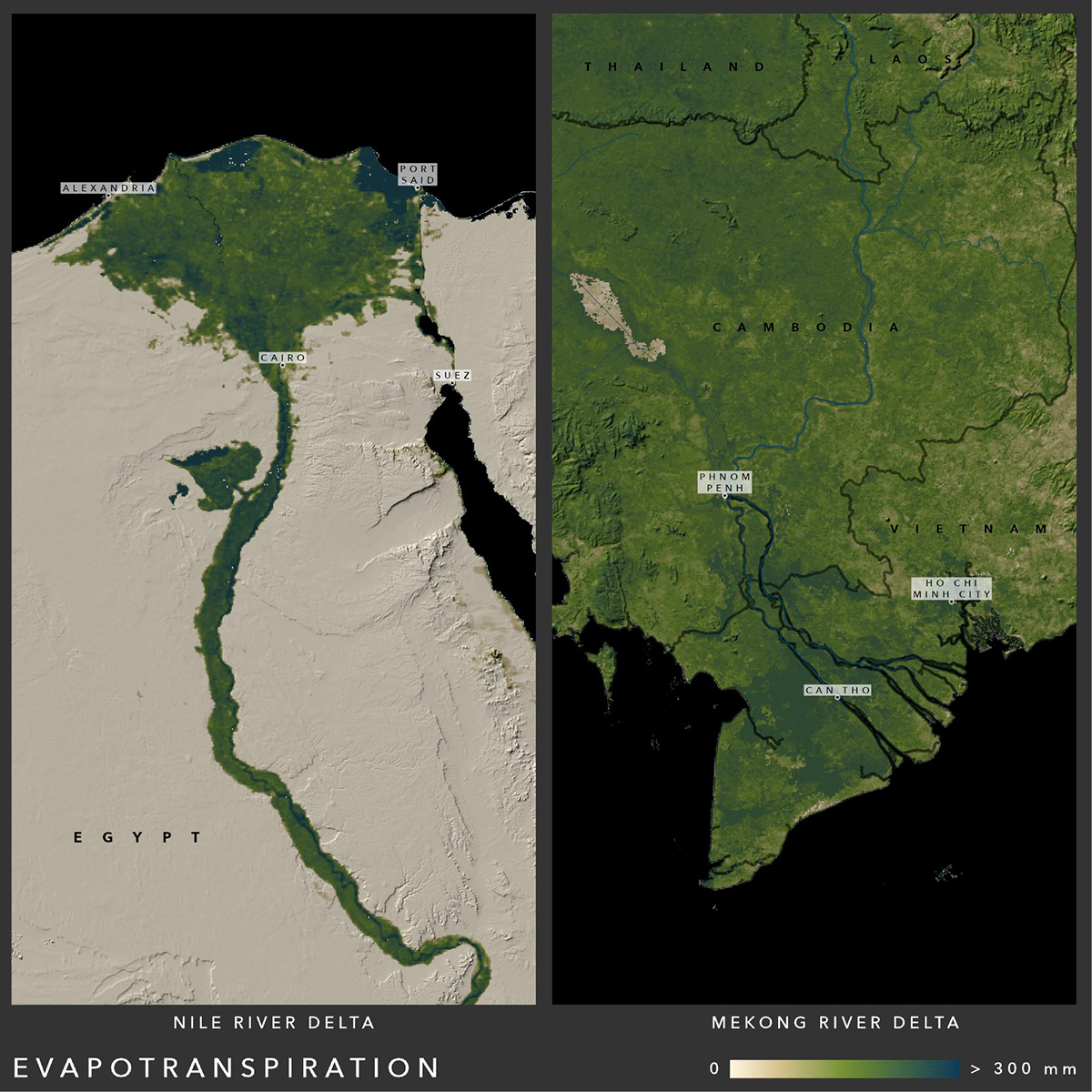 Nile River Delta Map