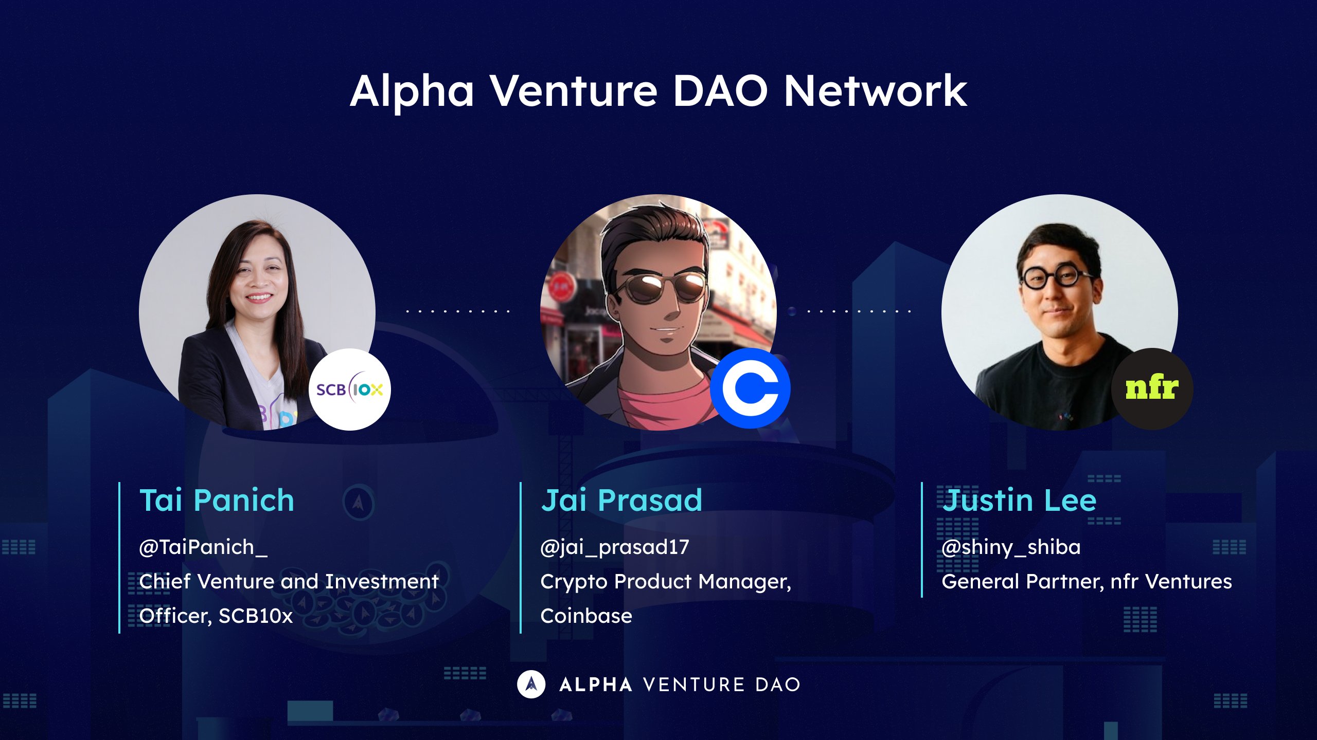 Alpha Venture DAO (Previously Alpha Finance Lab) on Twitter: " Meet some of the #Web3 industry ...