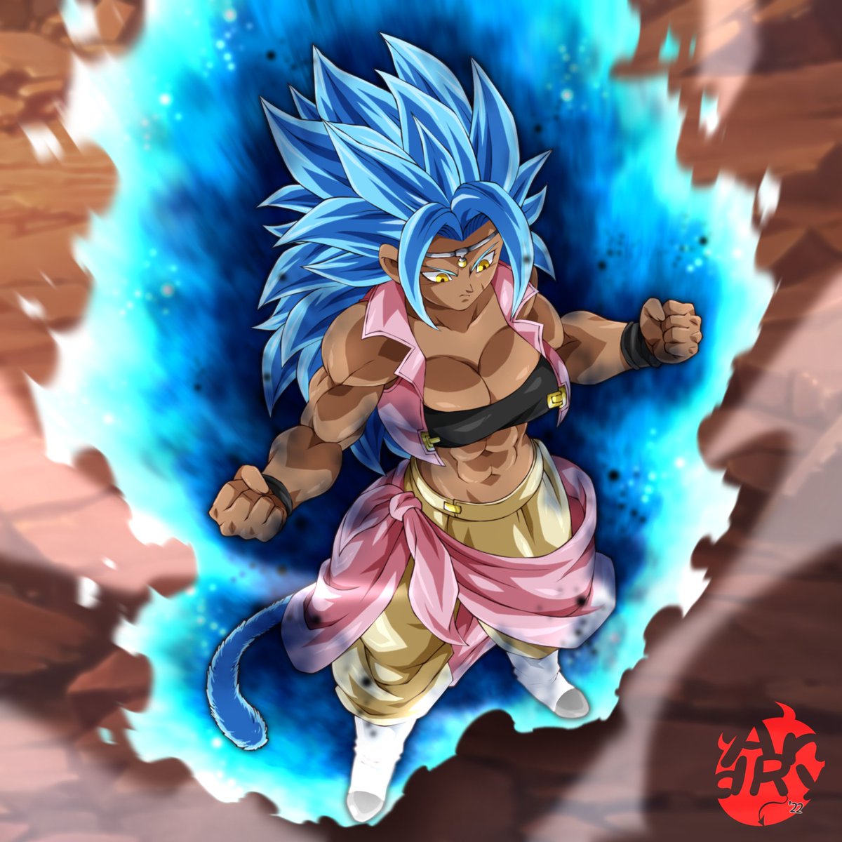 Zucchi LSSJ evolved vblue, OC & concept by @keyshawnmorrison1996_dragon ...