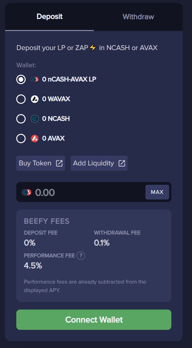 Nitro Network 🔺 on Twitter: "2) Deposit your LP into the Beefy Vault Link: https://t.co ...