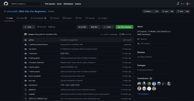 8 GitHub repositories that can help you if you're learning Web Development. 🧵👇🏻 - المسلسل من ...