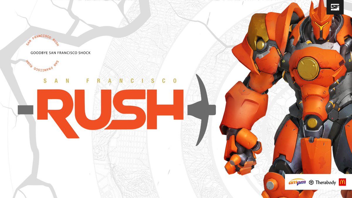 SF Shock rebrand as San Francisco Rush : r/Competitiveoverwatch