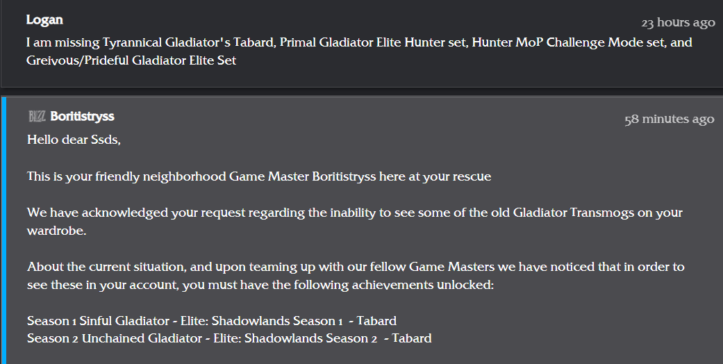 Prideful Gladiator Hunter