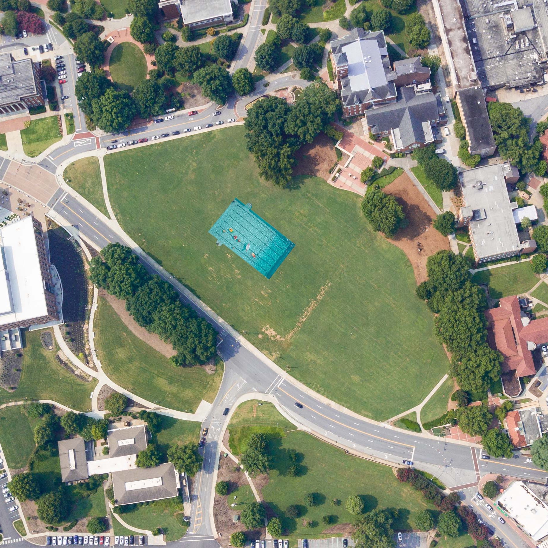 Clemson Campus Map Clemson SC Street Map Poster Wall Print By Modern