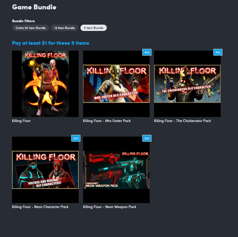 Wario64 on Twitter: "Killing Floor (Steam) w/ some DLC is $1 on Humble Bundle https://t.co ...