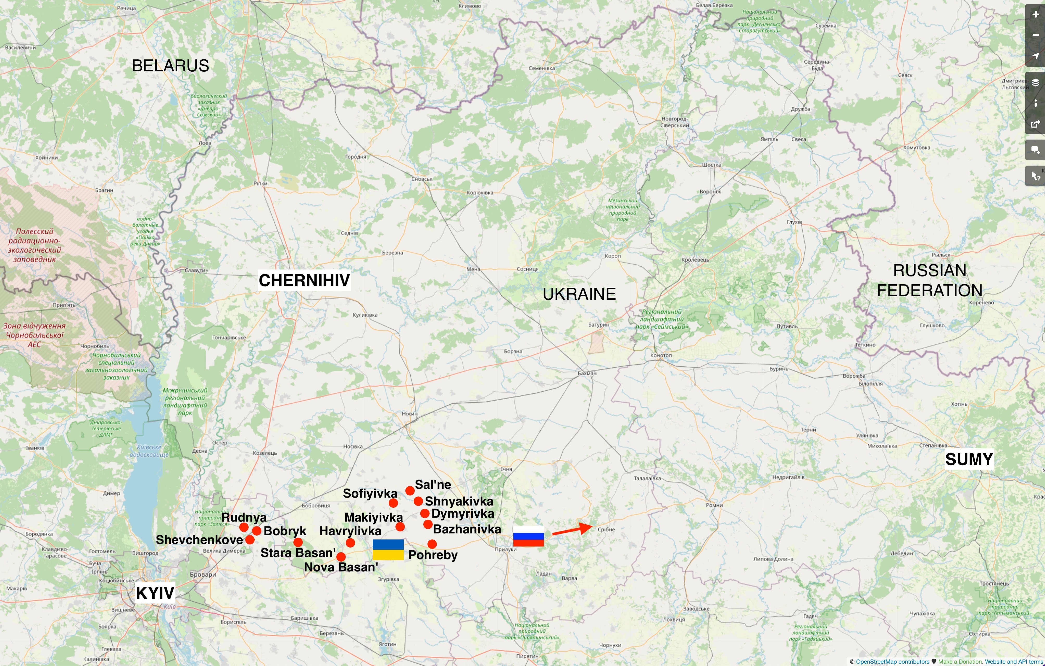 Russische troepen trekken terug uit noorden van Oekraïne Russische troepen trekken terug uit noorden van Oekraïne