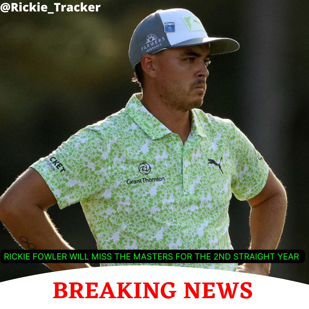 Rickie Fowler 2022 Masters