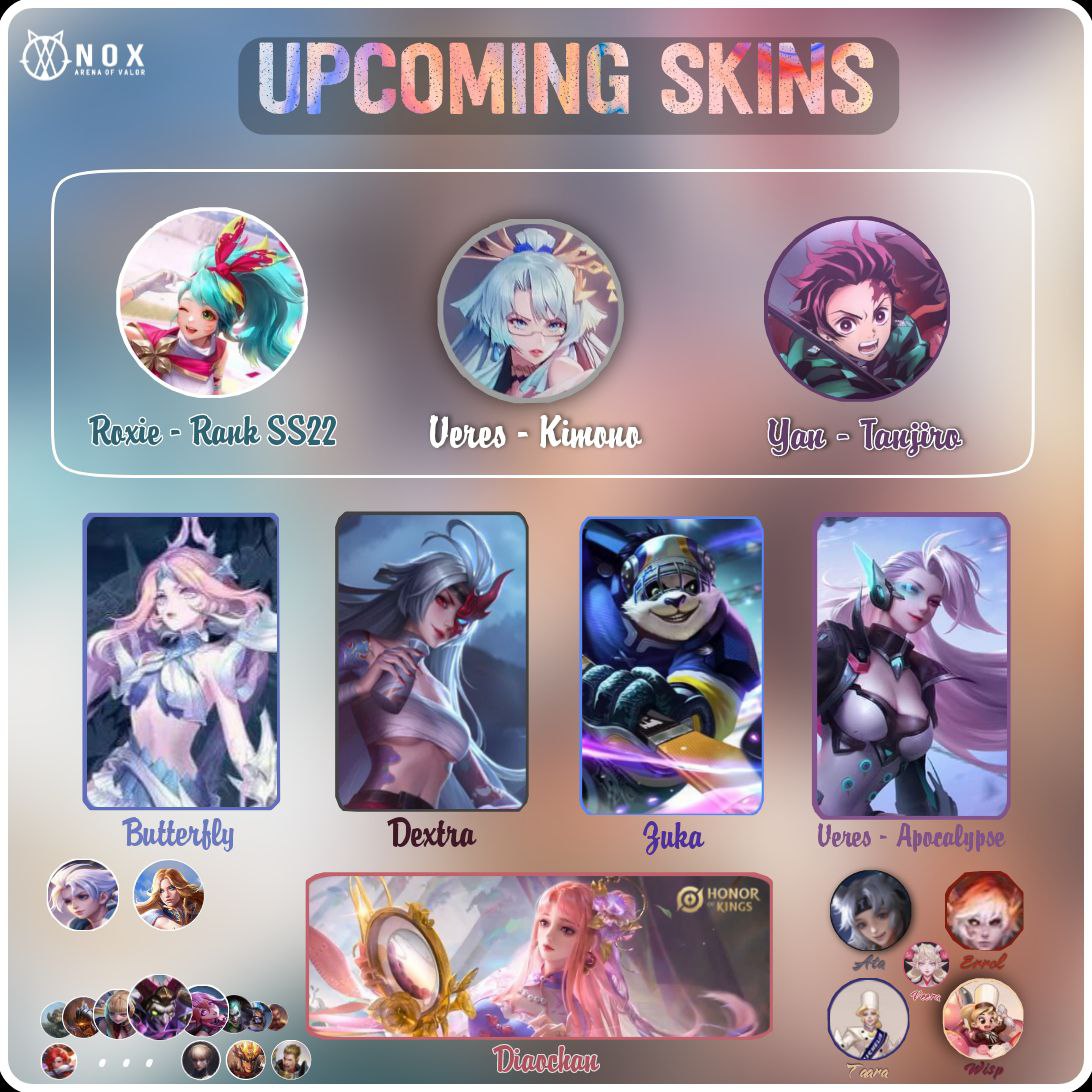 NOX AOV on Twitter: "UPCOMING SKIN - ARENA OF VALOR #nox #aov #rov #arenaofvalor #アリヴァラ #펜타스톰 ...