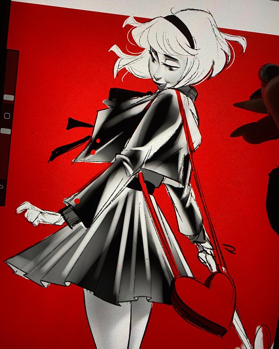 「Sabrina commission sketch 🖤 ️ 」|Sweeney Booのイラスト