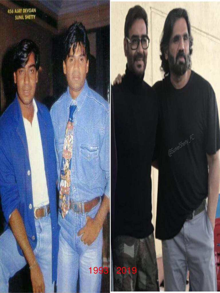 Sunil Shetty And Ajay Devgan