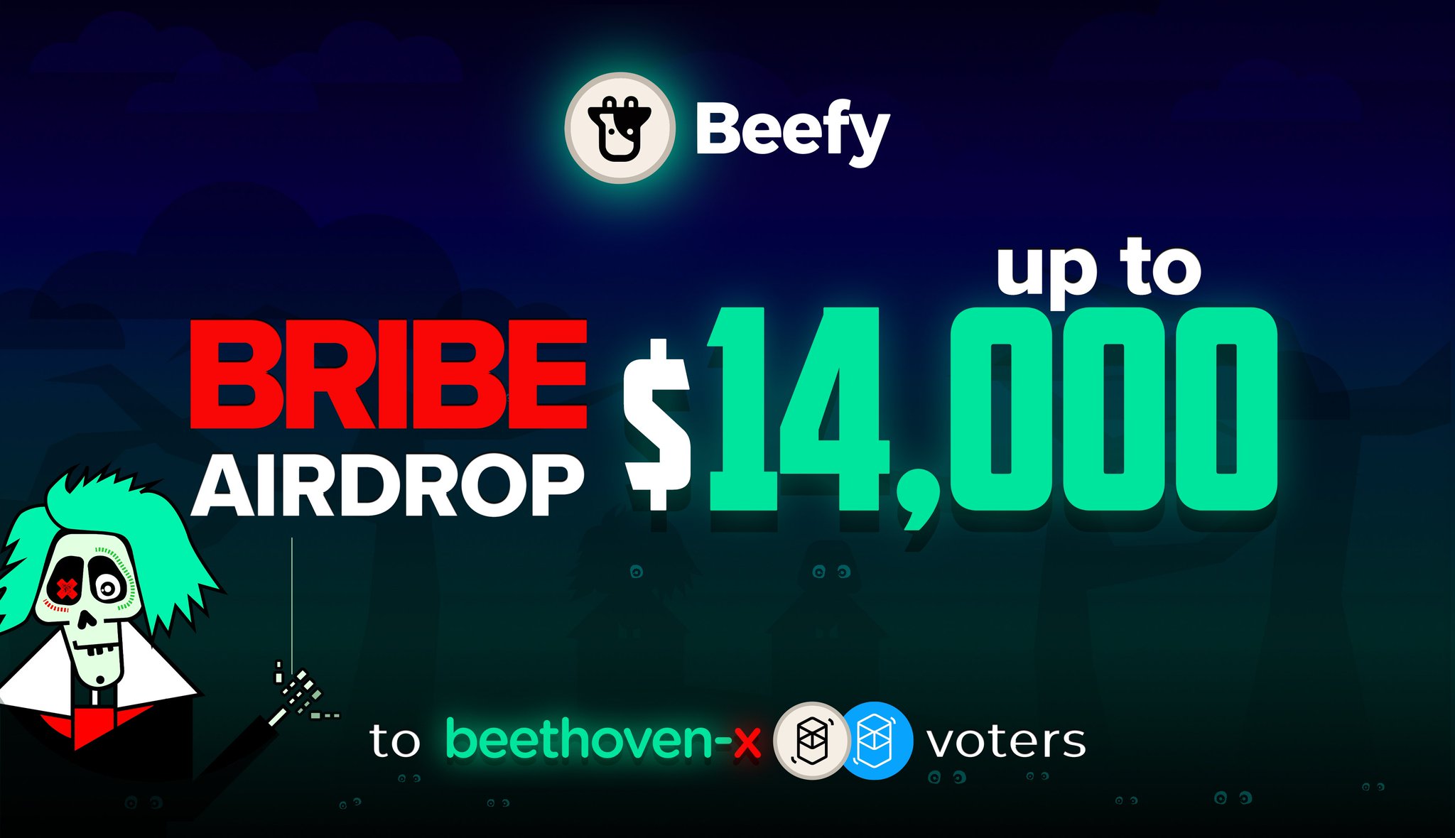 Beefy Finance on Twitter: "🔥BRIBE INCREASED🔥 @Beethoven_x $BEETS holders Beefy just bumped the ...