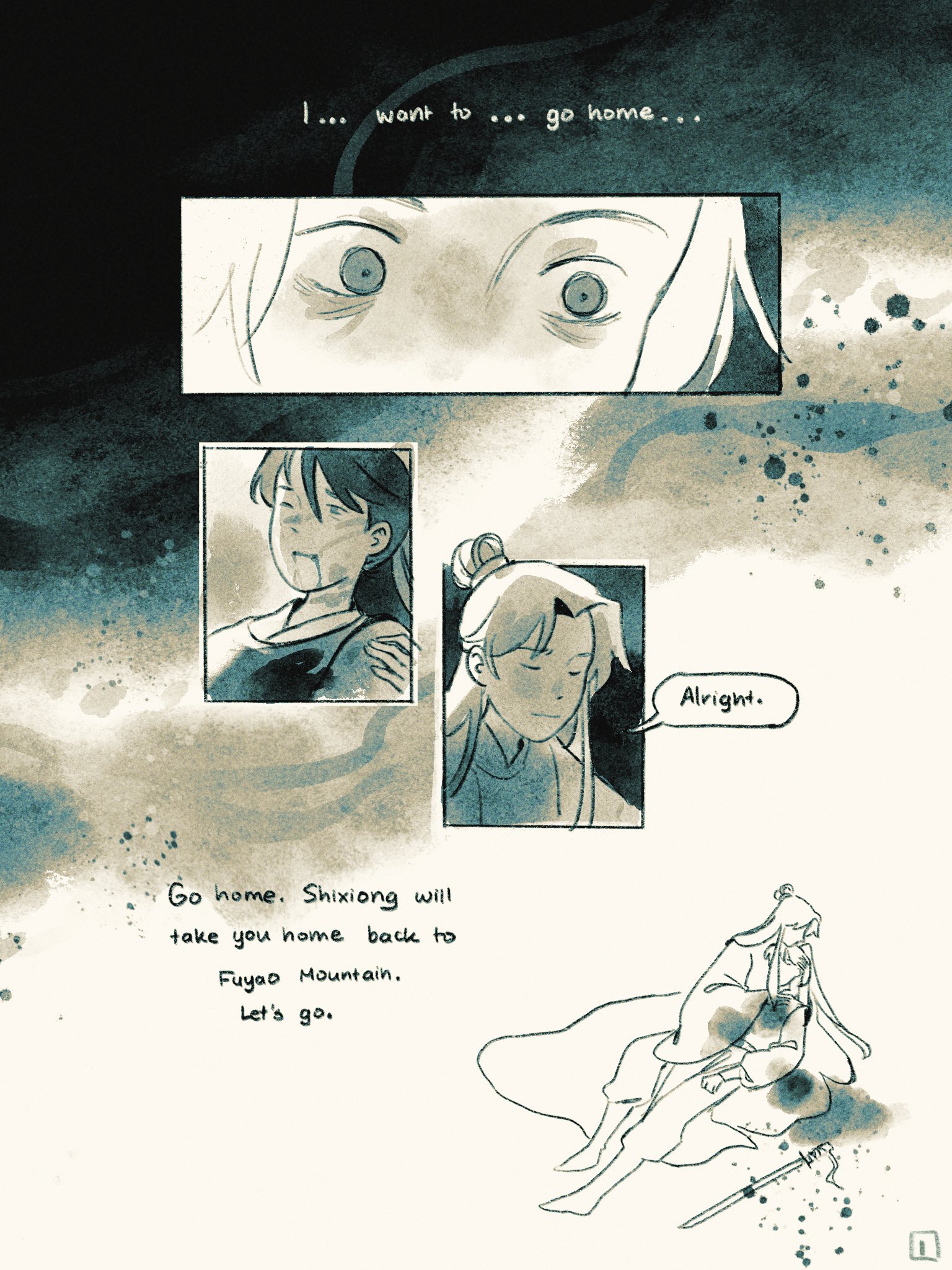 tweets from beyond the bounds on Twitter: "#六爻 i turned one of my fav scenes from liu yao into a ...