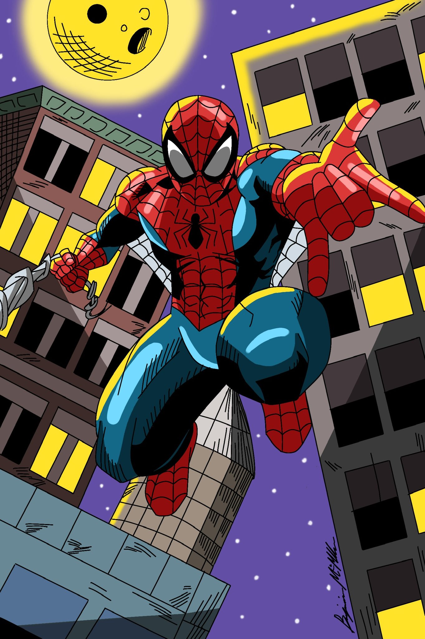Spiderman Cartoon Drawing