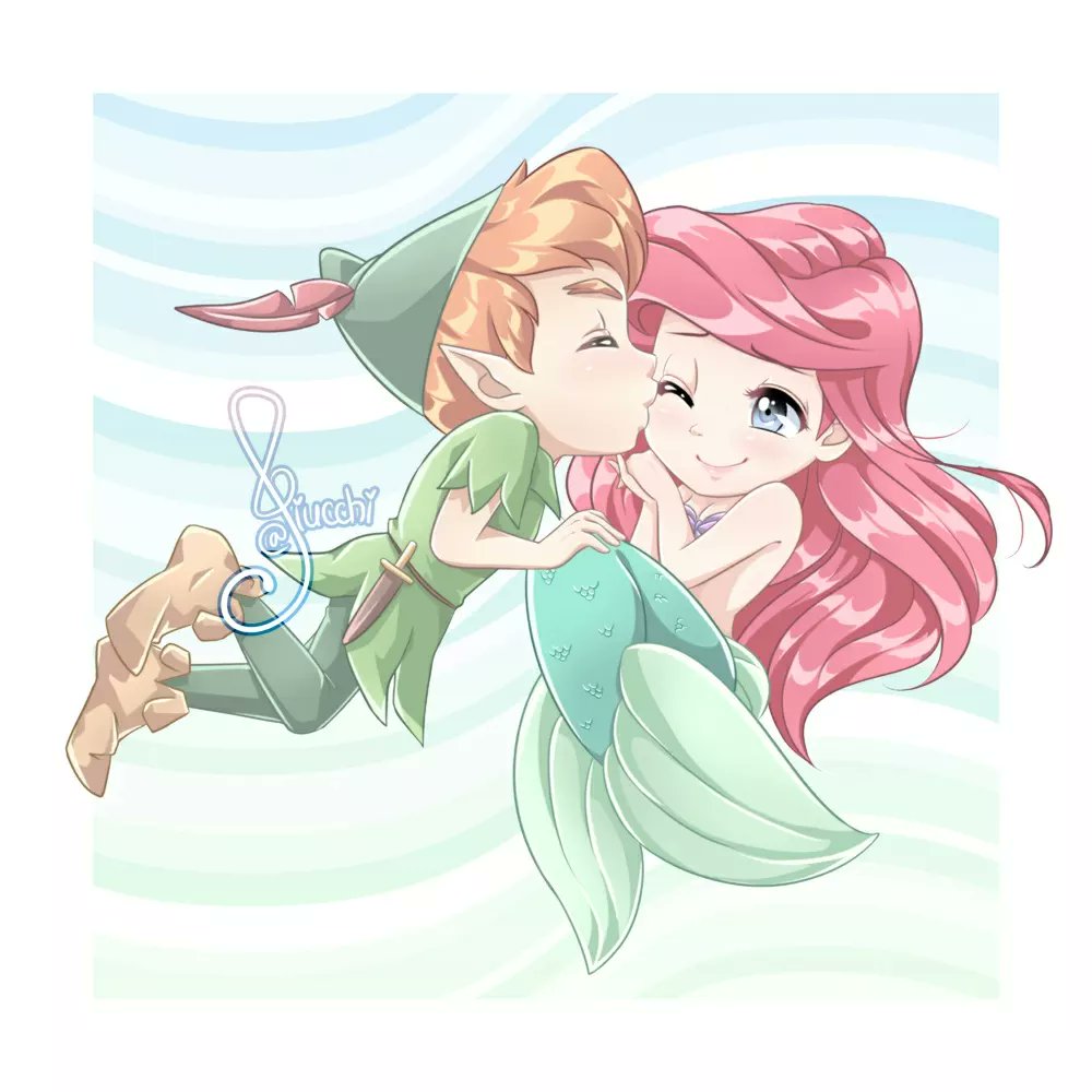 Chibi Disney Princesses Ariel