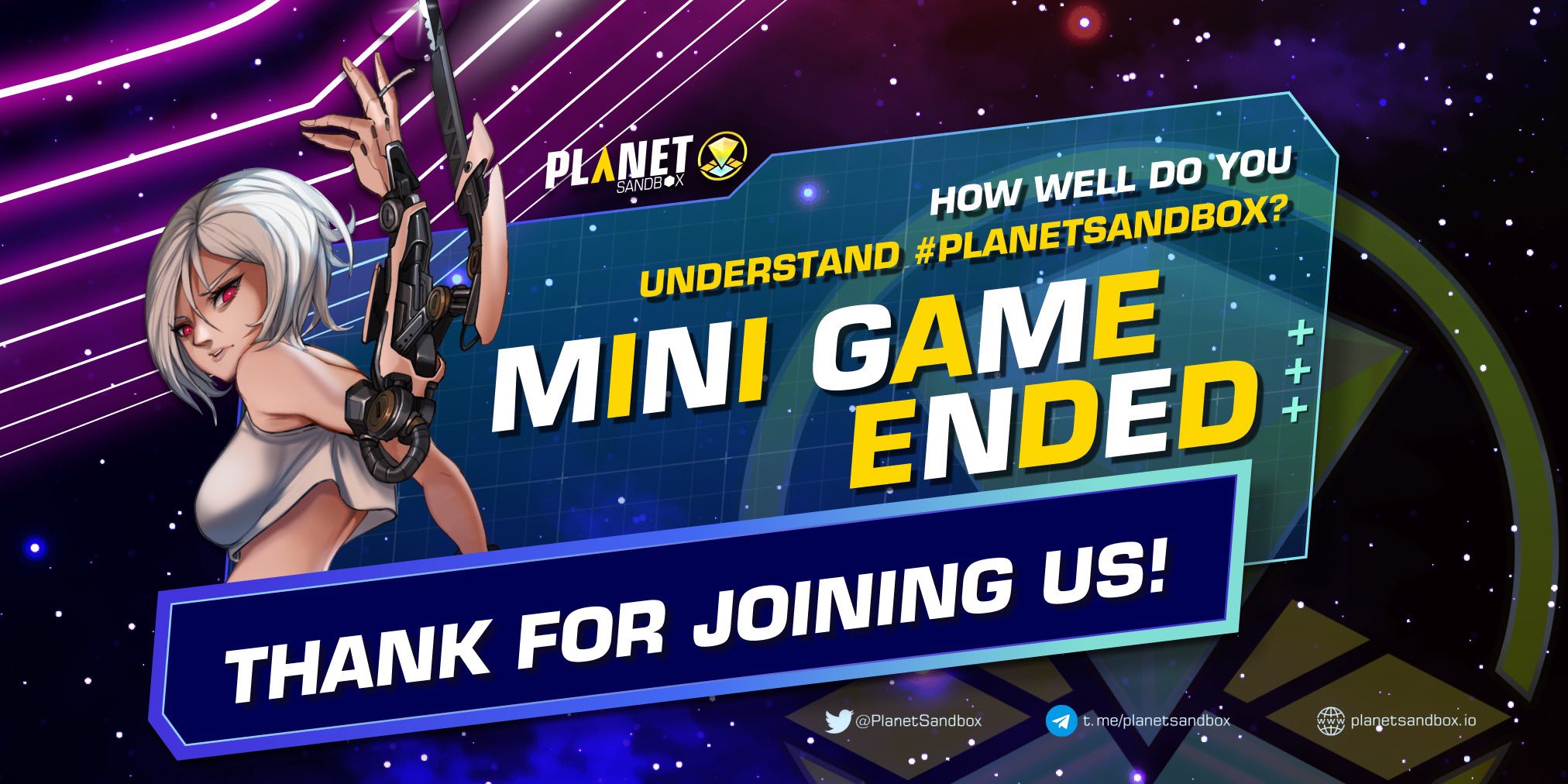 PlanetSandbox Metaverse on Twitter: "💥 Mini Game : HOW WELL DO YOU UNDERSTAND #PLANETSANDBOX has ...