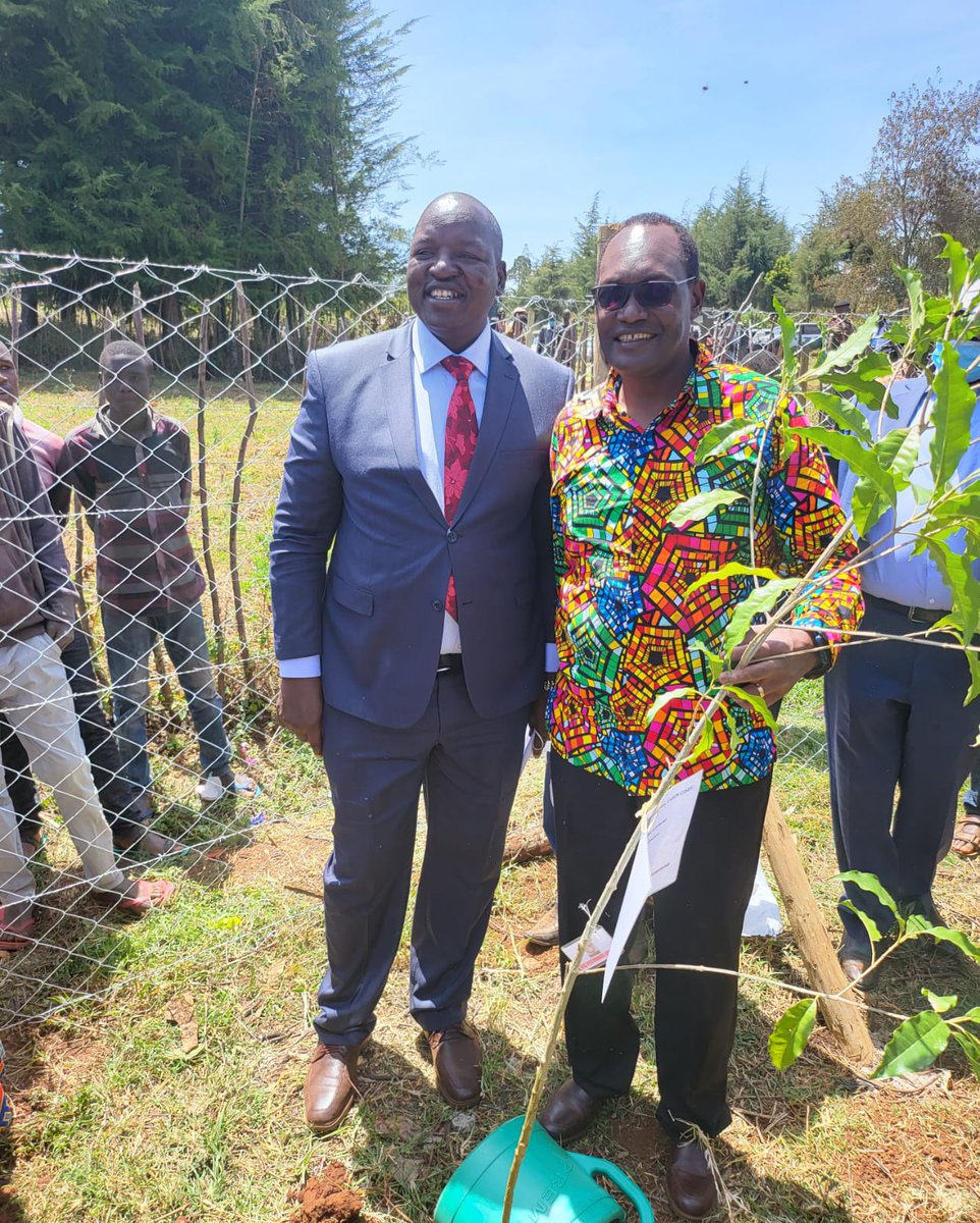 ELDOWAS Managing Director, Mr. Peter Biwott with Dr. Chris Kiptoo, CBS ...