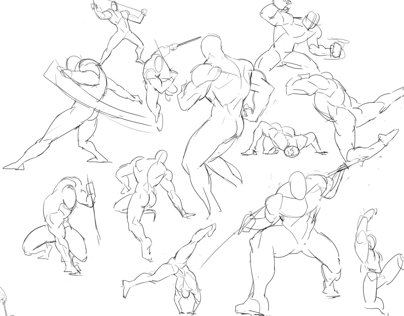 ガイレン・ɴᴀɪɴꜱᴏᴏ・나인수 on Twitter: "Some warmup practice. I'm rusty with action poses ;_; https://t.co ...