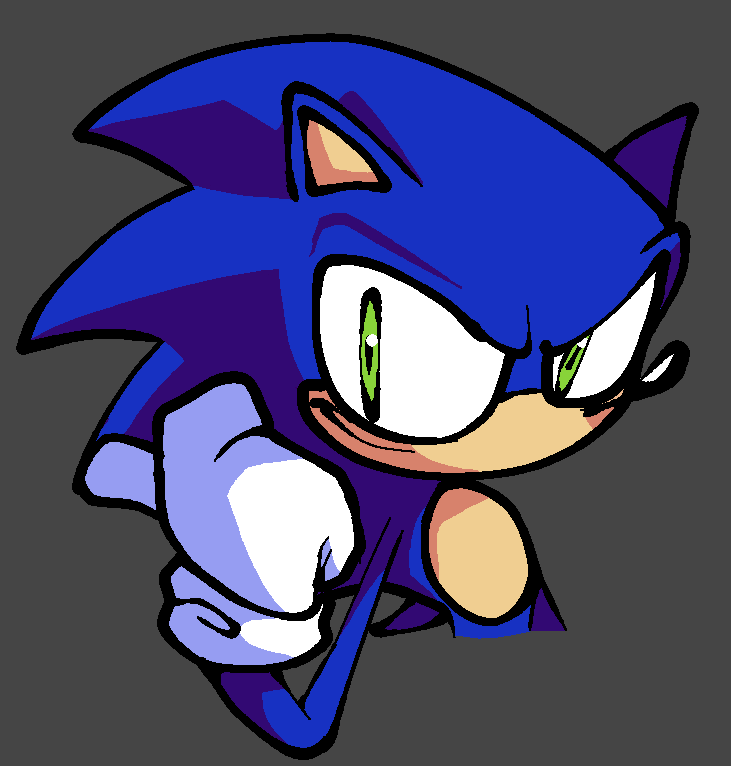 Bad Sonic The Hedgehog Drawing