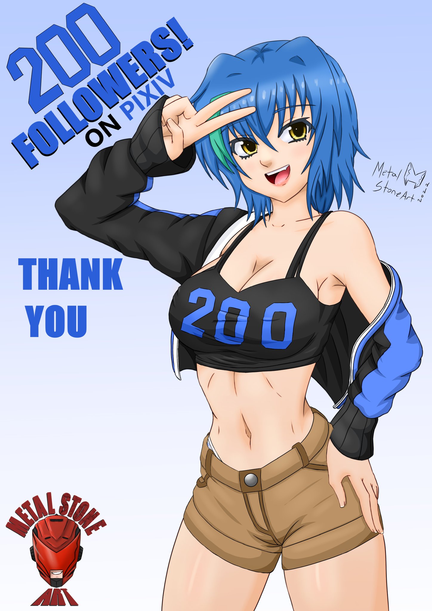 MetalStone (Commissions Open) on Twitter: "I recently hit my 200 followers goal on Pixiv so I ...