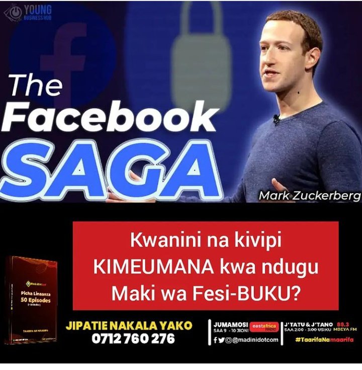 hadi wanafadhili safari za kupiga misele anga za juu.Boss wa Fb ...