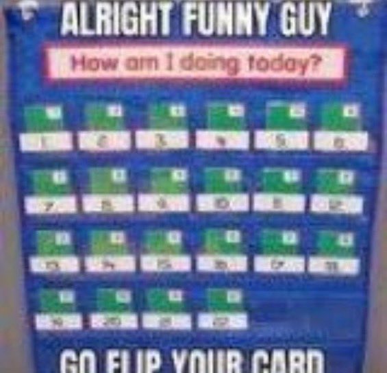 reactions on Twitter: "impact font kindergarten behavior cards how am I ...