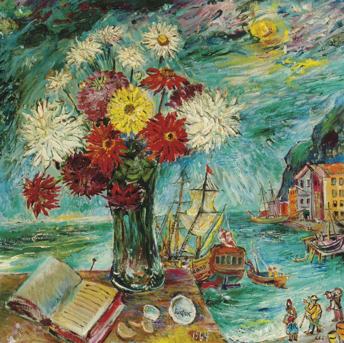 David Davidovich Burliuk (1882 – 1967) was a Ukrainian artist, Russian ...