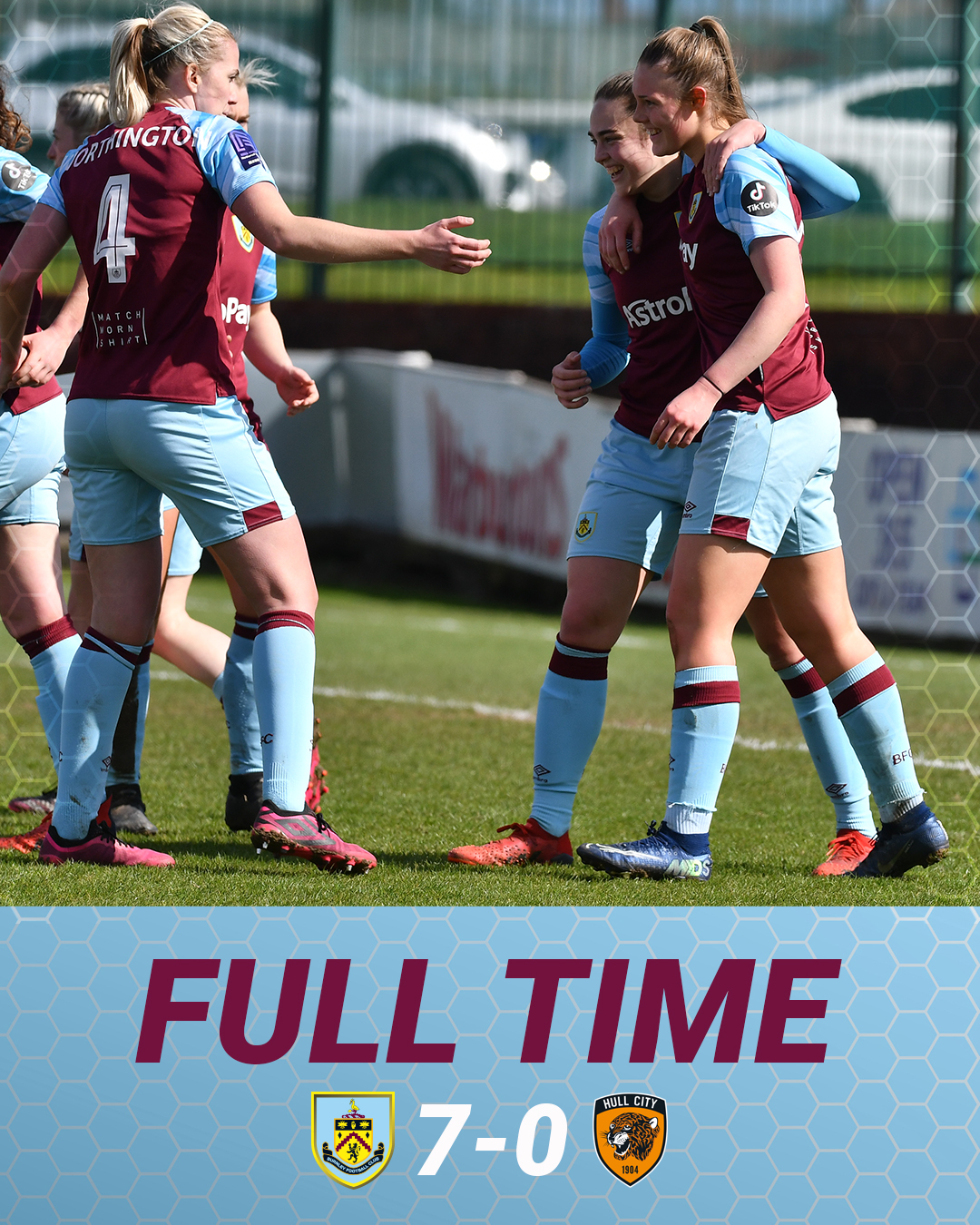 Burnley Fc Women On Twitter 7⃣ Up 3 Points Secured With A Seven Goal
