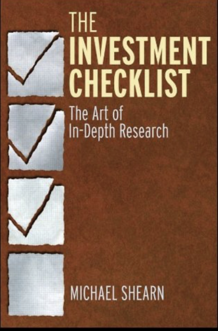 Here are some takeaways from The Investment Checklist by Michael Shearn ...