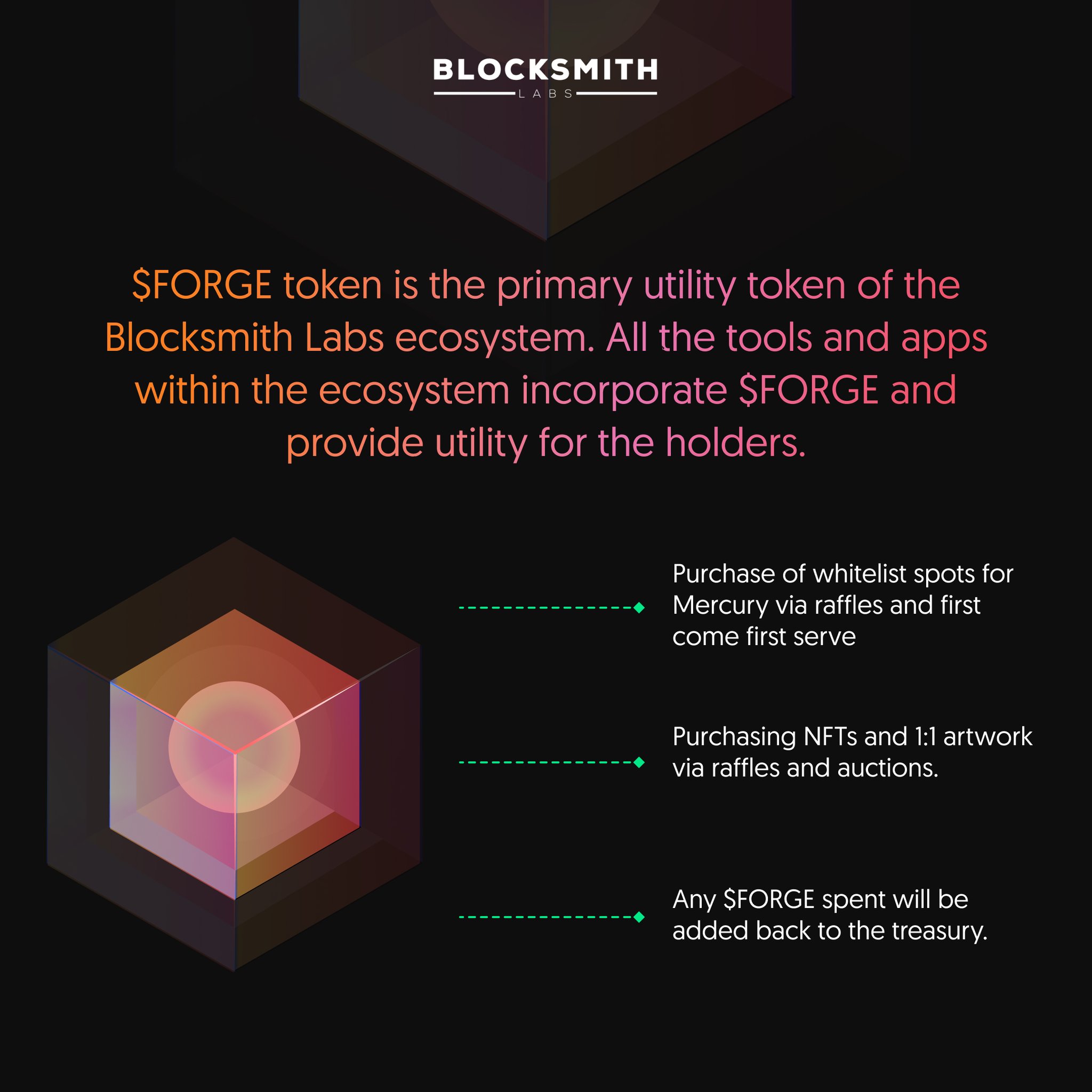 Blocksmith Labs 🔥 ⚒️ on Twitter: "Our goal is to give you a ton of utility for $FORGE tokens. We ...