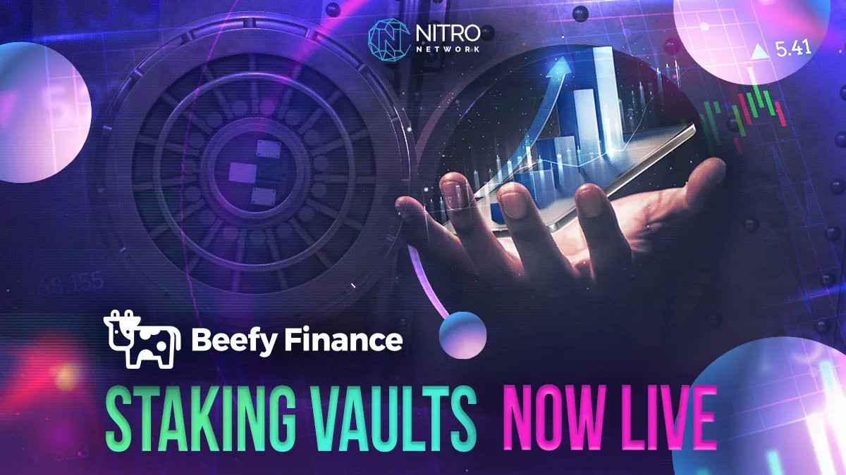 Nitro Network 🔺 on Twitter: "We are now LIVE on @beefyfinance vaults! 🐄 We’re excited to bring ...