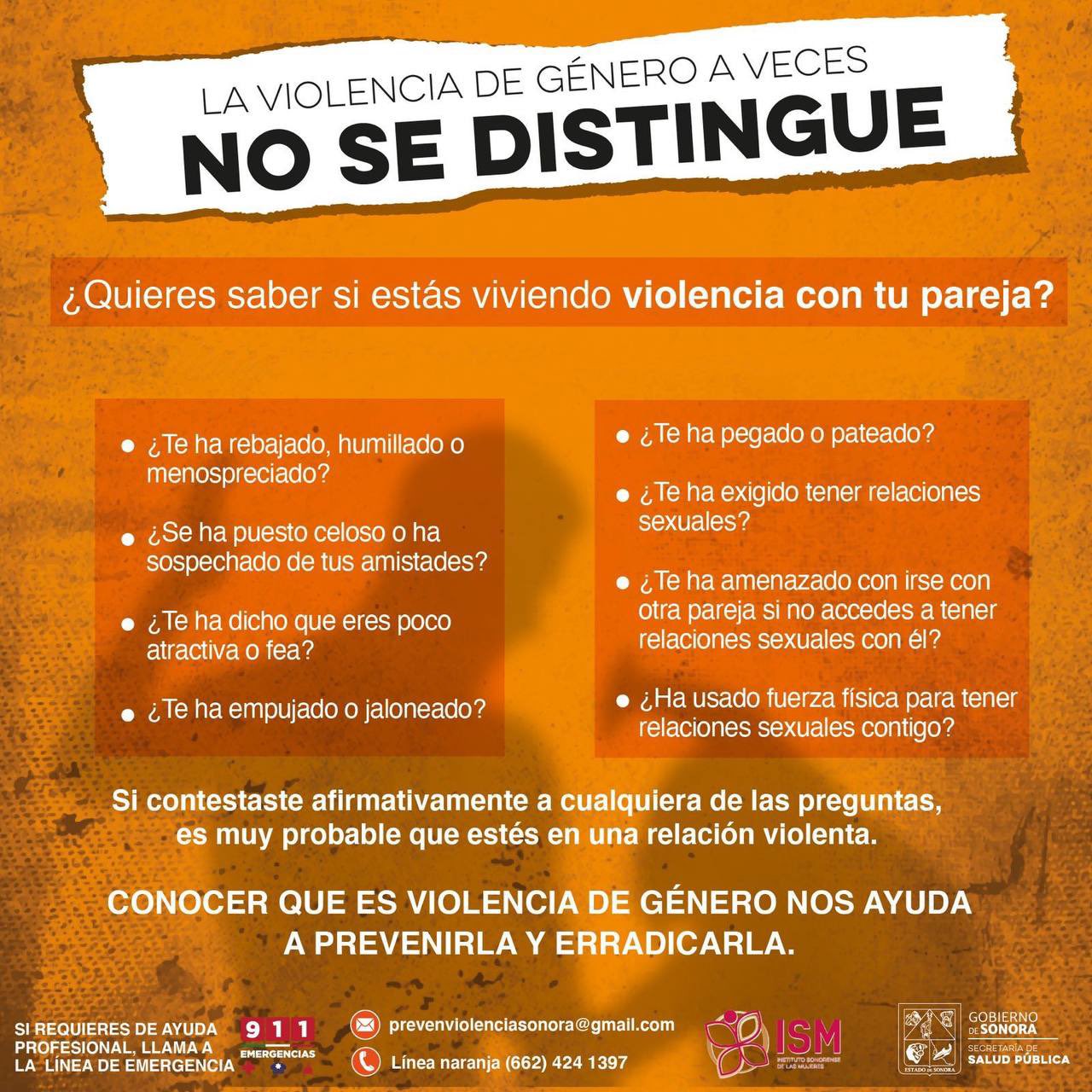 Salud Sonora On Twitter ⚠️ ¿cómo Identificar La Violencia De Género