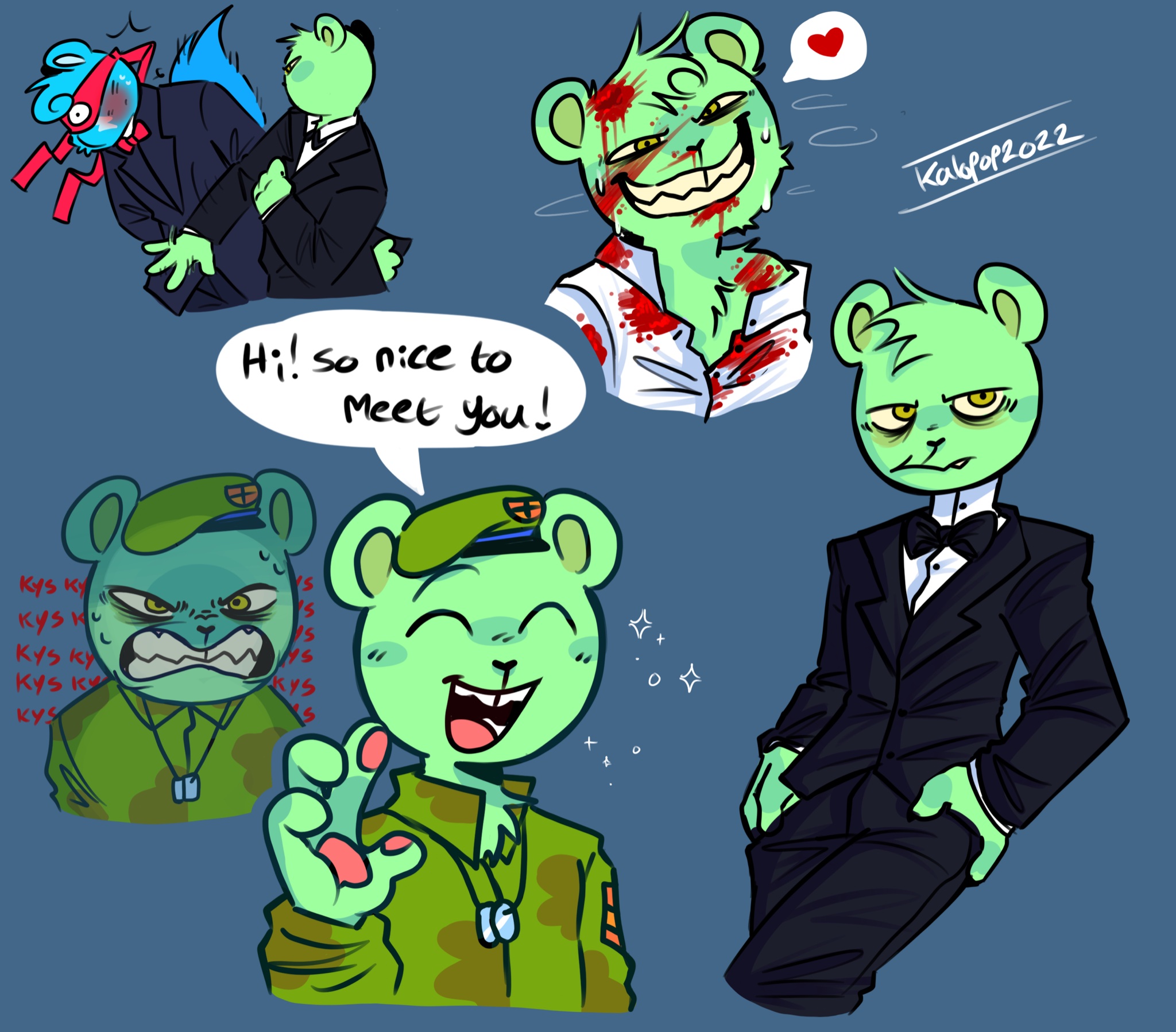 Happy Tree Friends Flippy X Fliqpy