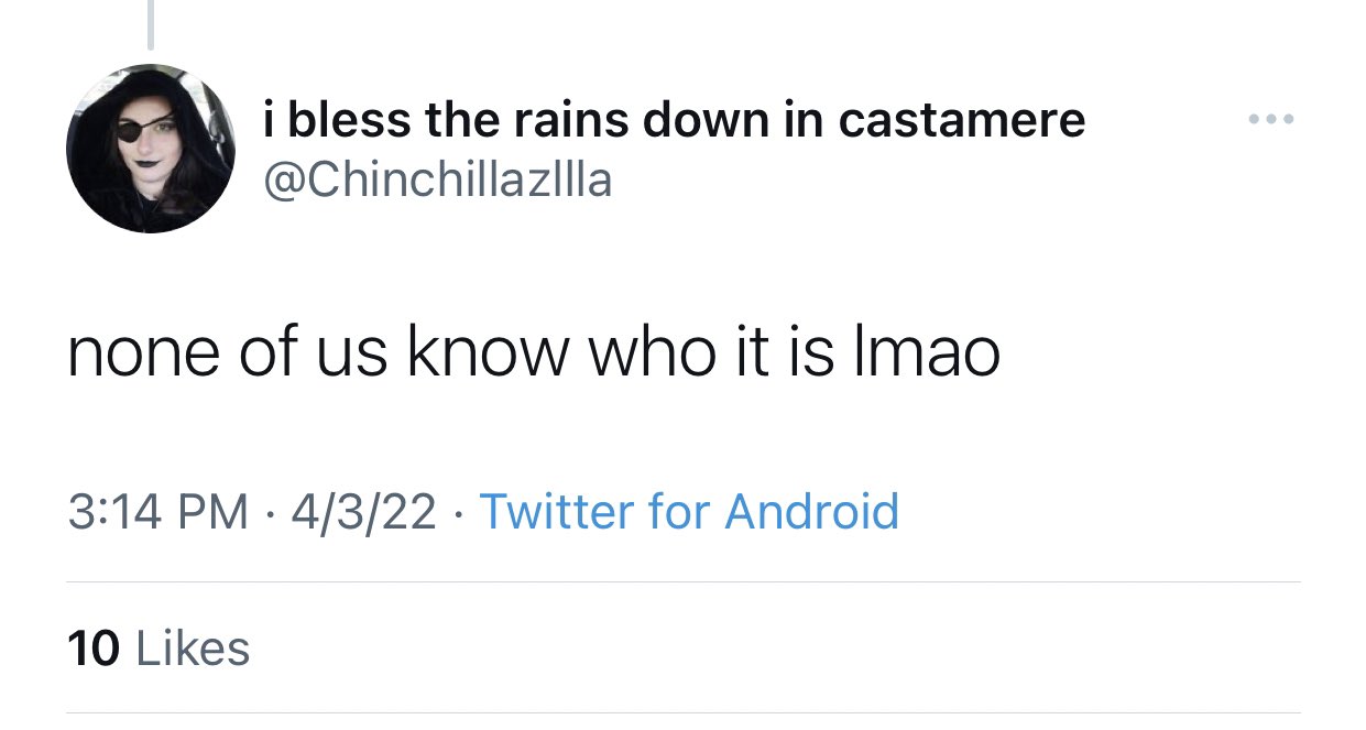 Jai in Autumn 🔪🥝 on Twitter: "She literally name searches me and responds to other people in my ...