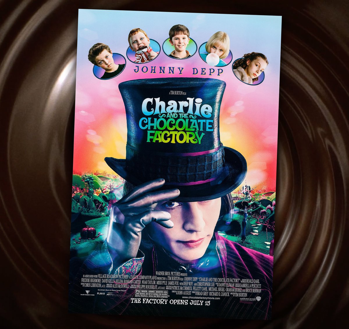 Charlie And The Chocolate Factory Movie Poster