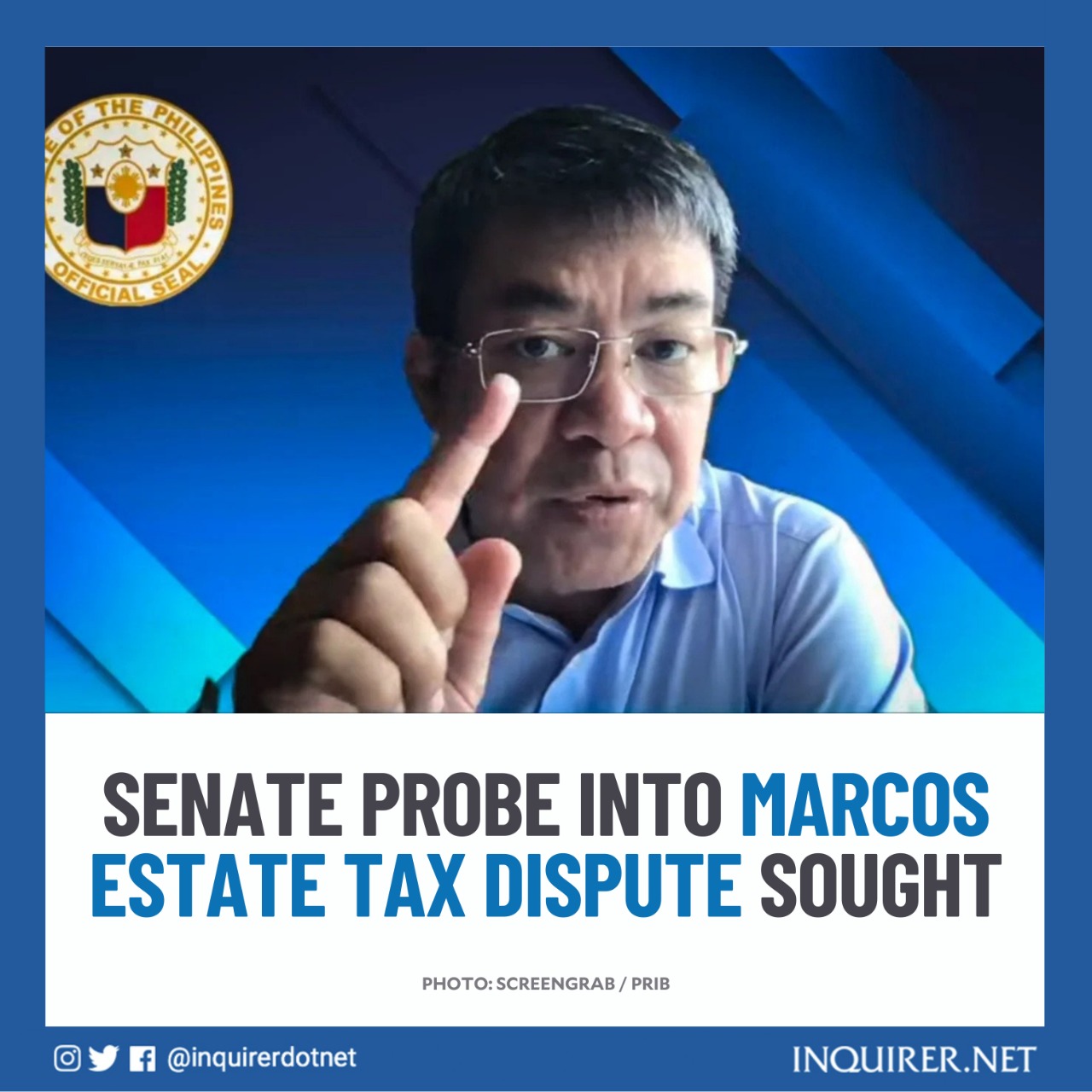 Inquirer on Twitter: "Senator Aquilino Pimentel III is seeking a Senate probe into the supposed ...