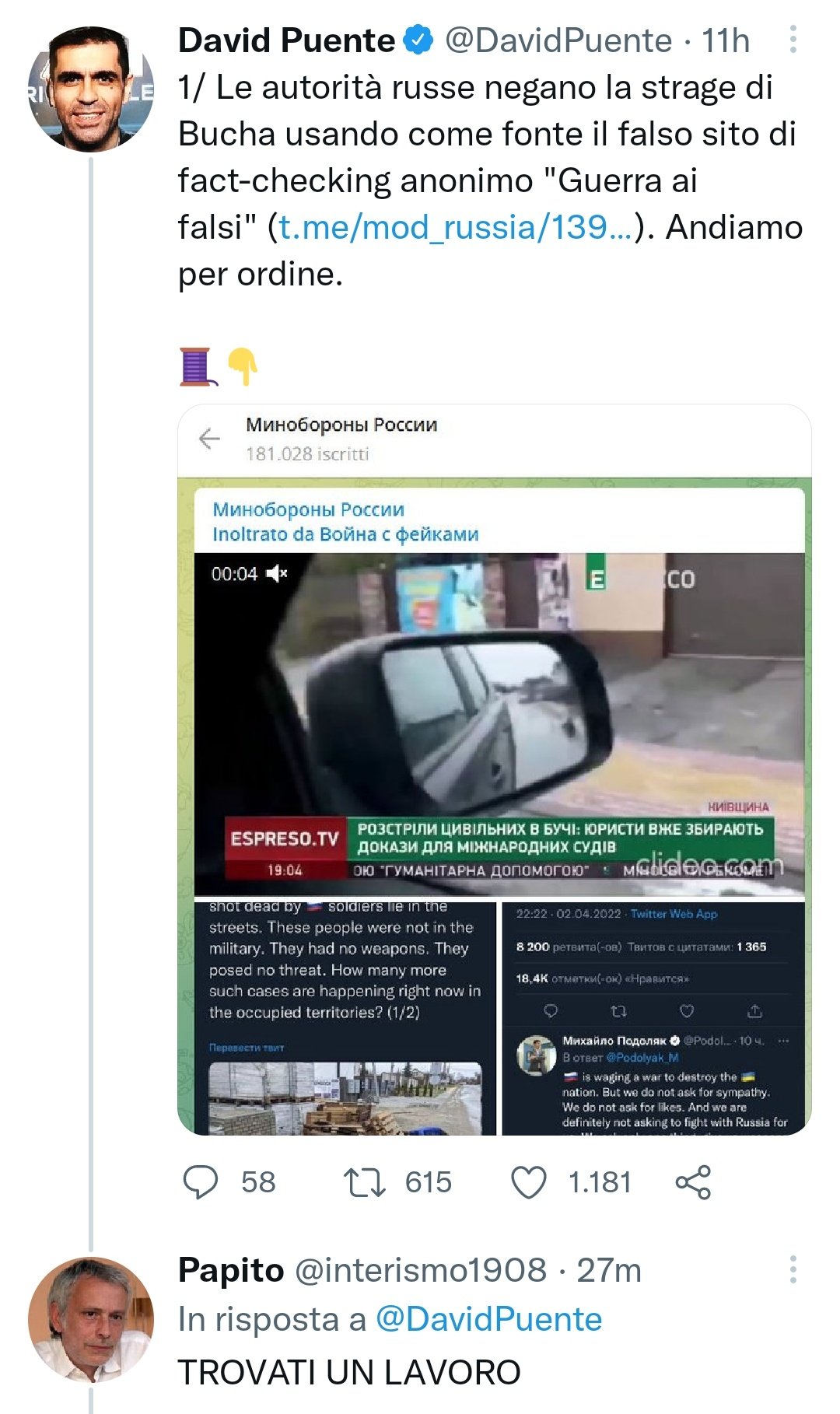 David Puente on Twitter: "Titolo: "La reazione degli anonimi conigli" https://t.co/rBI7bNT4oB ...