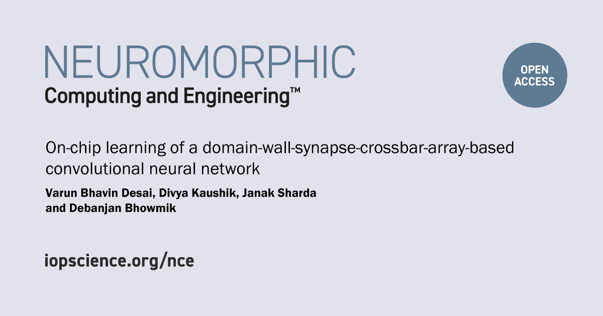 Neuromorphic Computing and Engineering on Twitter: "https://t.co/CMuJv2w6S8 from authors at ...